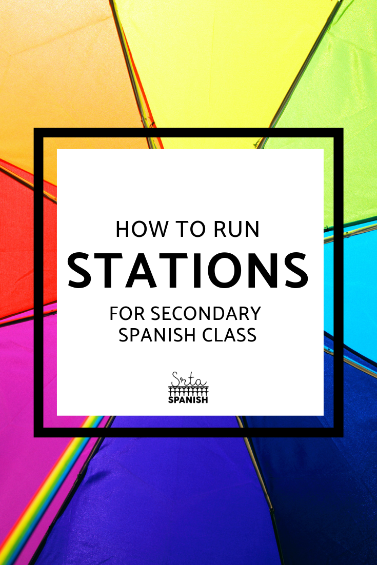 27 Activities for Stations in Spanish Class - Srta Spanish