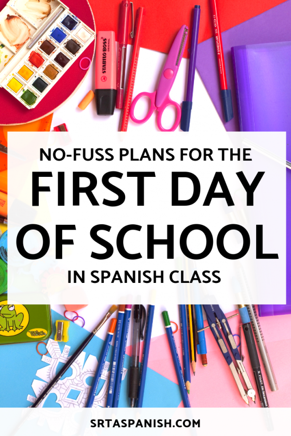 Fun Spanish Class Activities for Back to School - Srta Spanish