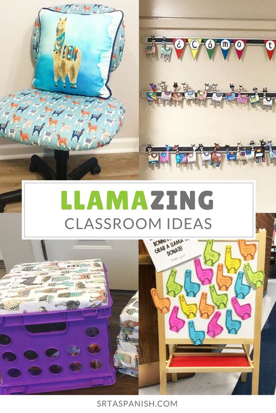 Llama Themed Classrooms: LLAMAzing! - Srta Spanish