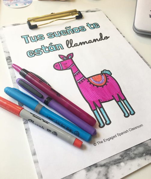 Llama Themed Classrooms: LLAMAzing! - Srta Spanish