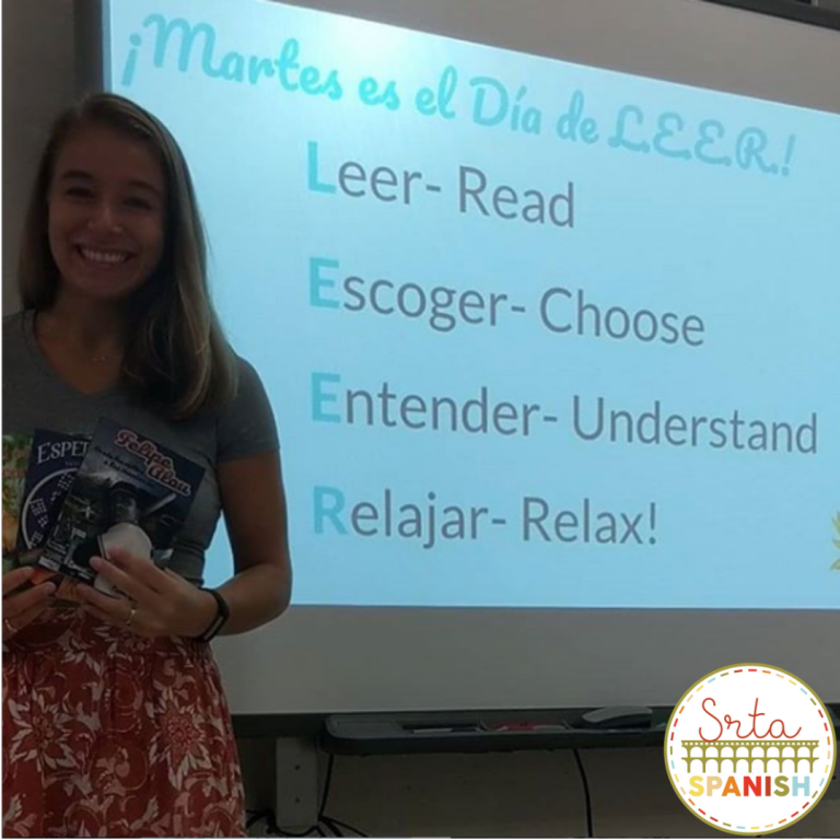 Free Voluntary Reading Expectations and Procedures - Srta Spanish