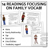 La Familia Spanish Family Tree Vocabulary Activity Reading ...