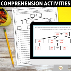 La Familia Spanish Family Tree Vocabulary Activity Reading ...