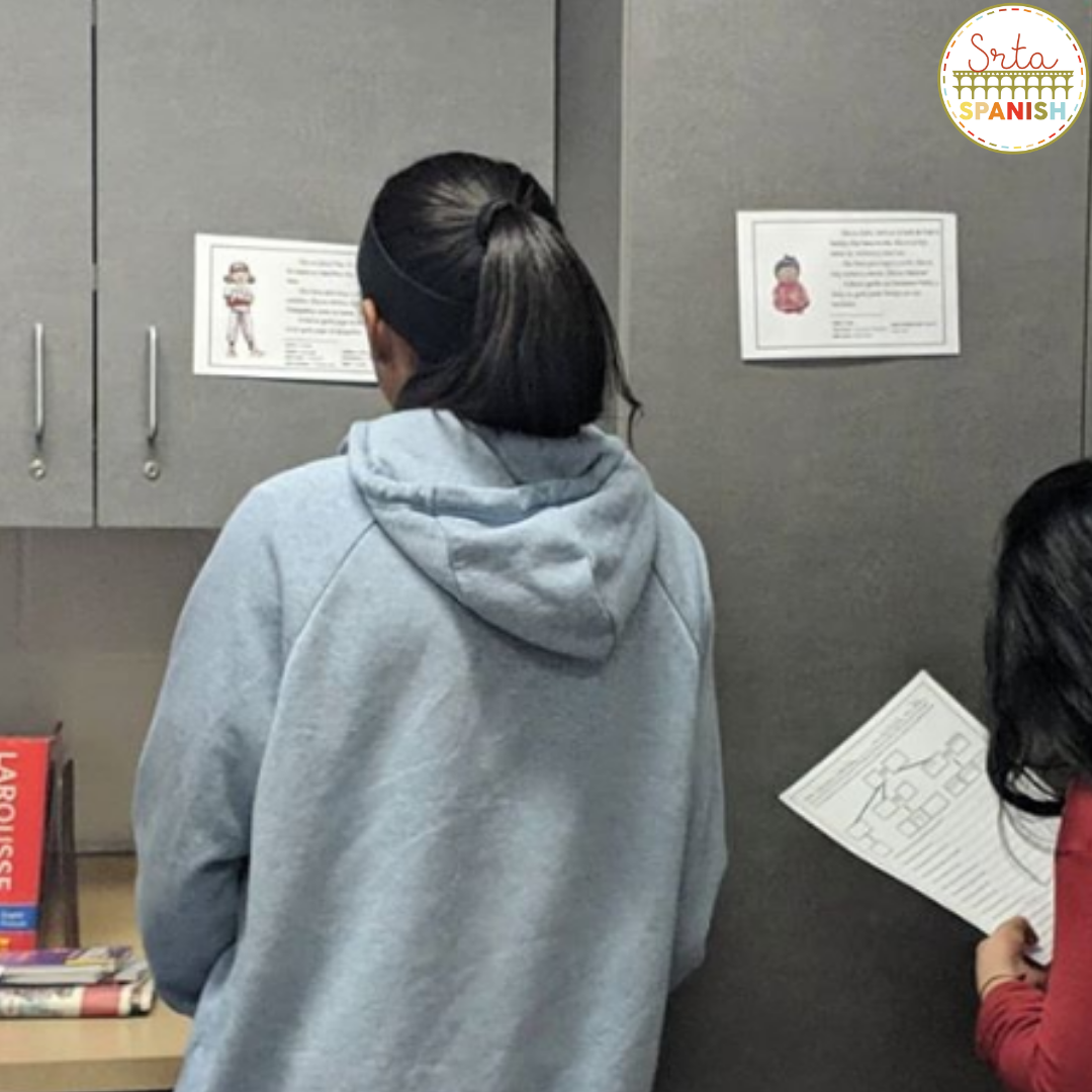 How to Gallery Walk in your Spanish Class - Srta Spanish