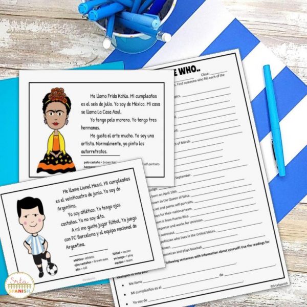 Easy to Use Hispanic Heritage Month Activities for Spanish Class - Srta ...