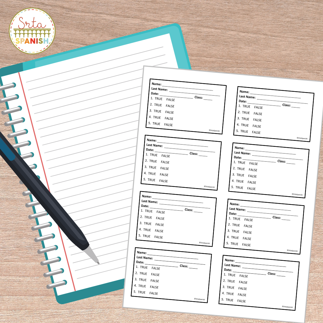 12 Simple Exit Ticket Ideas for Spanish Class - Srta Spanish