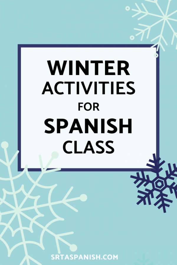 Winter Activities for Spanish Class - Srta Spanish