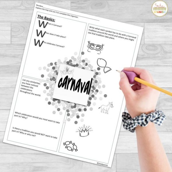 Carnaval Activities for Spanish Class - Srta Spanish