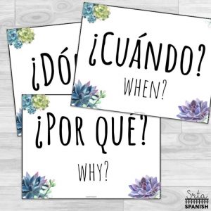 Must Have Posters for Spanish Class - Srta Spanish