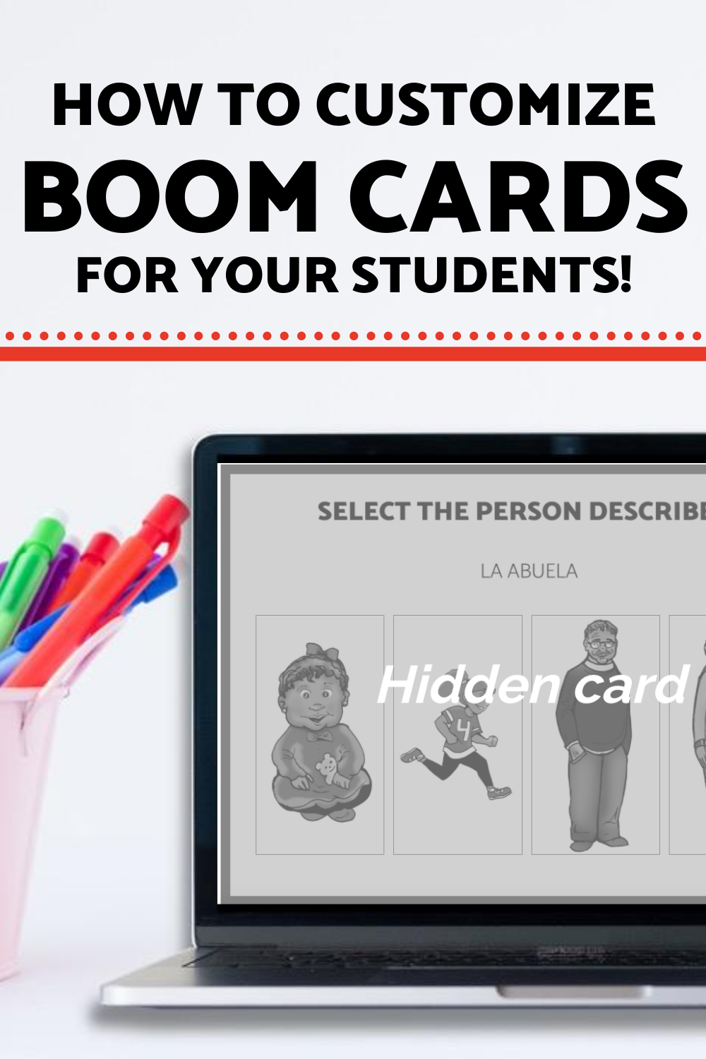 How to Customize Decks on Boom Learning - Srta Spanish