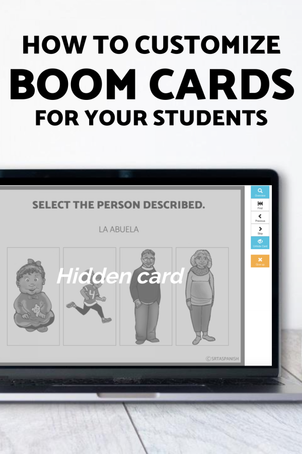 How to Customize Decks on Boom Learning - Srta Spanish