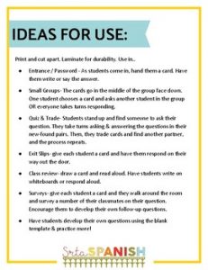 Spanish Family La Familia Speaking Activity - Srta Spanish