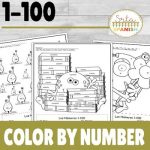 Spanish Color By Number 1-100 - Srta Spanish
