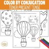 Color by Conjugation TENER Present Tense - Srta Spanish