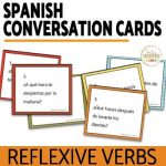 Spanish Reflexive Verbs and Daily Routine Rutina Diaria Speaking with ...