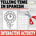 Telling Time Worksheets in Spanish Interactive Notebook Activity - Srta ...