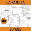 La Familia Spanish Family BUNDLE - Srta Spanish