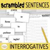 Scrambled Sentences Activity Bundle - Srta Spanish