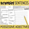 Scrambled Sentences Activity Bundle - Srta Spanish