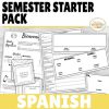 Back to School Spanish Starter Pack - Srta Spanish