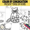 Color by Conjugation ER Verbs Present Tense - Srta Spanish