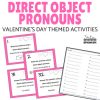 Direct Indirect and Double Object Pronoun Valentine's Theme BUNDLE ...