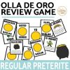 Regular Preterite Verbs Review Game Olla de Oro - Srta Spanish