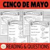 Cinco de Mayo Reading and Comprehension Activity in Spanish & English ...