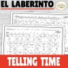 Spanish Worksheet Telling Time Maze Practice Activity - Srta Spanish