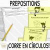 Prepositions of Location in Spanish ¡Corre en Círculos! with DIGITAL ...