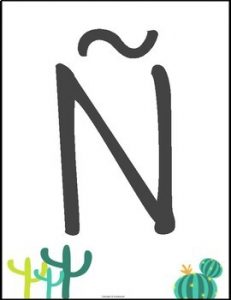 Spanish Alphabet Cactus Theme - Srta Spanish