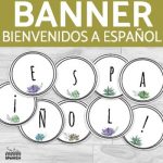 Spanish Classroom Decor Bundle Succulent Theme - Srta Spanish