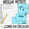 Irregular Preterite Verbs ¡Corre en Círculos! Activity with DIGITAL ...