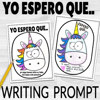 Spanish Subjunctive Writing and Classroom Display - Srta Spanish