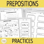 Practice Spanish Prepositions of Location Activities - Srta Spanish