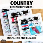 Spanish-Speaking Country Research Poster Project SPANISH AND ENGLISH ...