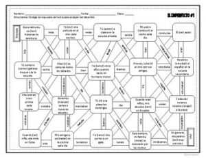 Imperfect Tense in Spanish Worksheet Maze Puzzle - Srta Spanish