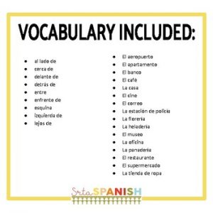 Prepositions of Location in Spanish DIGITAL Task Cards Boom Cards ...