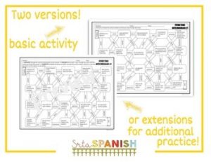 Future Tense Practice Spanish Maze Activities - Srta Spanish