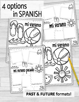 El Verano Summer Writing Activity in Spanish & English PRINTABLE - Srta ...