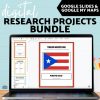 Spanish Digital Research Projects BUNDLE for Google Slides and Google ...