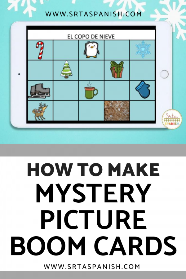Mystery Picture Boom Cards - Srta Spanish