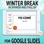 Digital Winter Activities for Spanish Class - Srta Spanish