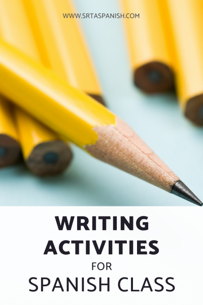 Writing Activities for Spanish Class - Srta Spanish