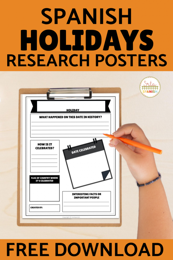 Spanish Holidays Research Project Free Download! - Srta Spanish