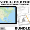 Spanish Speaking Countries Virtual Field Trip Interactive Map Activity ...