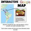 La Comida Spanish Food Digital Activities for Google Maps - Srta Spanish
