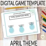 Editable Digital Review Game Template for Spanish Class | BUNDLE - Srta ...