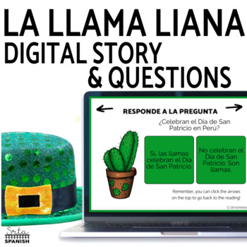 St. Patrick's Day in Spanish | High Frequency Verbs Story & Questions ...