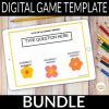Editable Digital Review Game Template for Spanish Class | BUNDLE - Srta ...